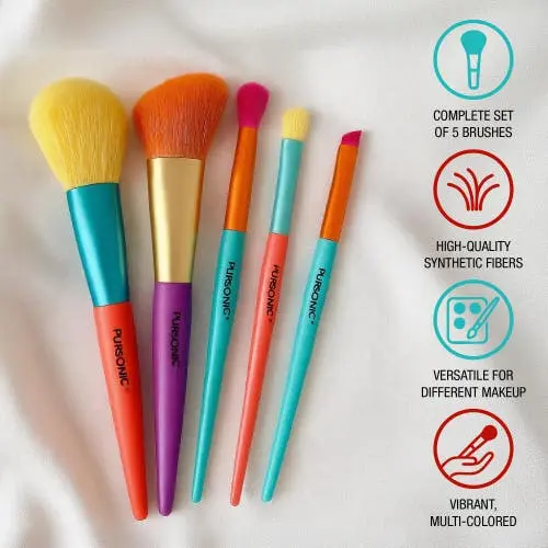 PURSONIC Studio Makeup Brush Set