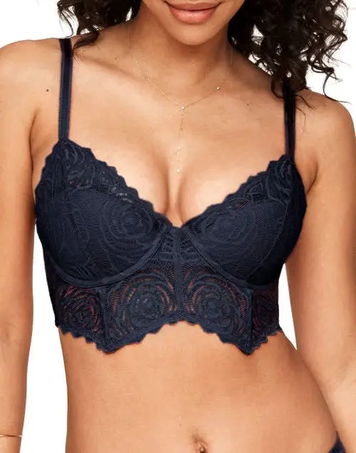 ADORE ME Lucinda Contour Demi Bra - Dark Blue