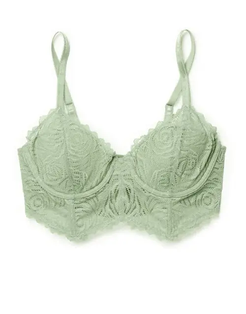 ADORE ME Lucinda Contour Demi Bra - Medium Green