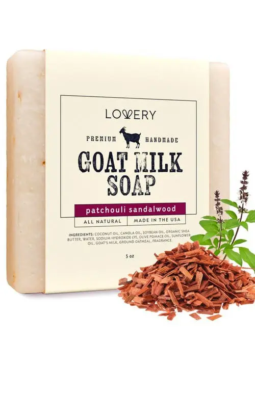 LOVERY Handmade Goat Milk Soap Made - Single