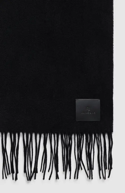 ANINE BING Augustina Scarf - Black