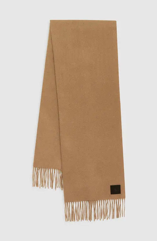 ANINE BING Augustina Scarf - Camel