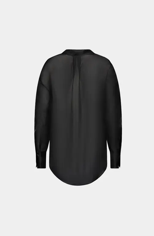 SAEMDI Oversized Organza Shirt