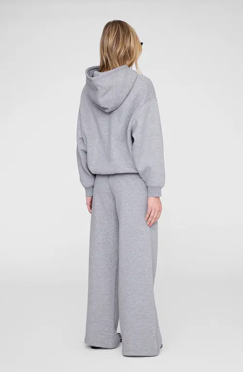 ANINE BING Monogram Kacey Sweatpant - Medium Heather Grey