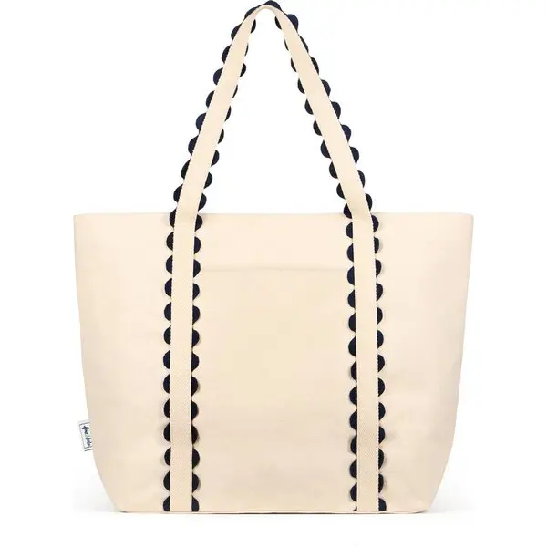 AME & LULU Nantucket Beach Tote - Navy
