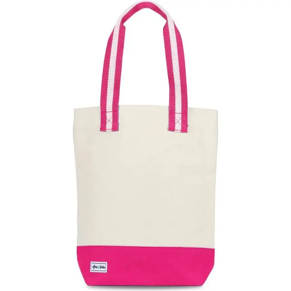AME & LULU Hamptons Wine Tote - Pomegranate