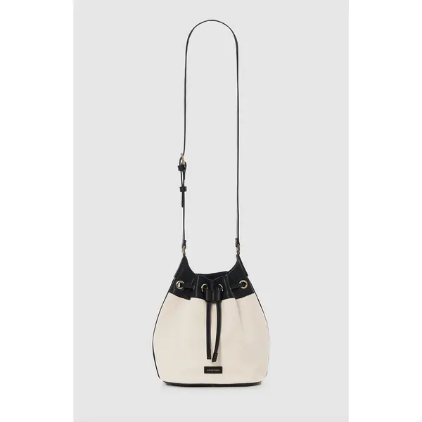 ANINE BING Alana Bucket Bag - Natural