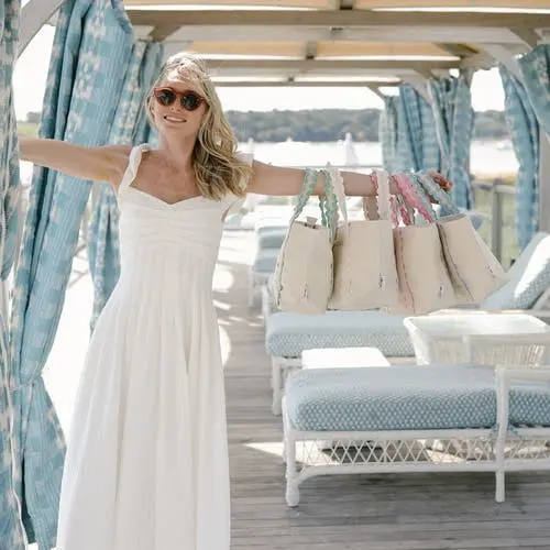 AME & LULU Nantucket Mini Tote - Mint