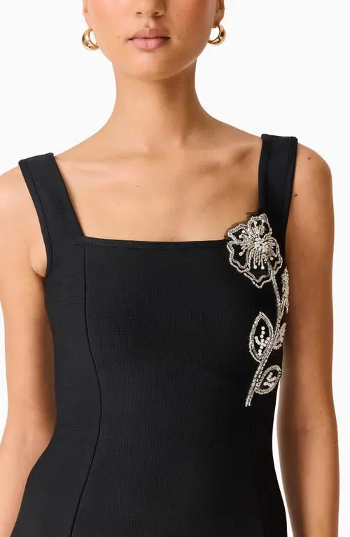 ELLIATT Soleil Beaded Floral Mini Dress