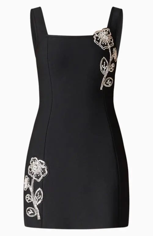 ELLIATT Soleil Beaded Floral Mini Dress