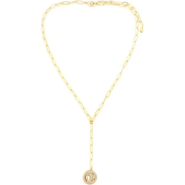 PANACEA Coin Y-necklace - Gold