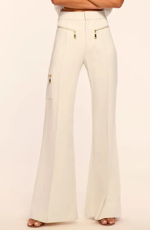 Ramy Brook Emory Zip Pocket Flare Leg Pants