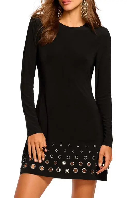 Ramy Brook Dorinda Rivet Detail Minidress