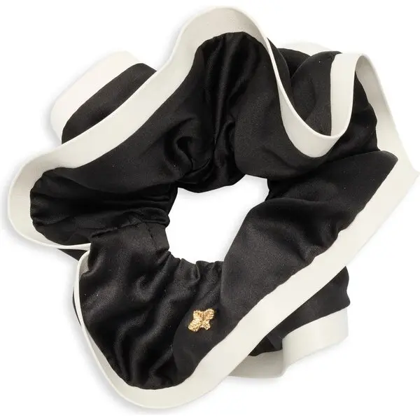 L. Erickson Luca Scrunchie - Black/white