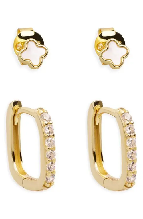 Argento Vivo Mismatched Earrings Set - Gold