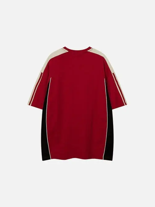 AELFRIC EDEN Color Block Speedway Tee