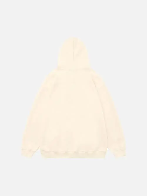 AELFRIC EDEN Denim Star Applique Hoodie