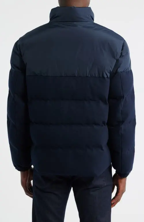 BOSS Mixed Media Puffer Jacket