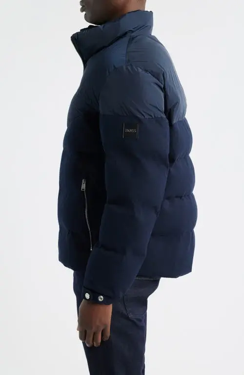 BOSS Mixed Media Puffer Jacket