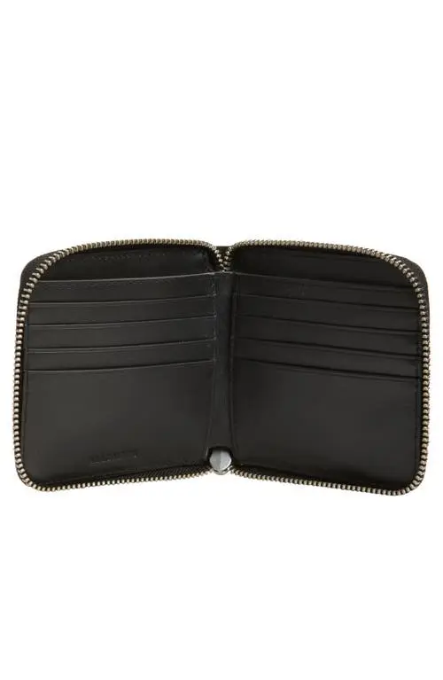 ALLSAINTS Arlo Leather Zip Wallet