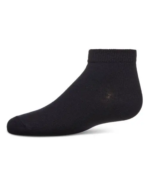 MEMOI Cotton Blend Mid-cut Socks 3-pack - Navy