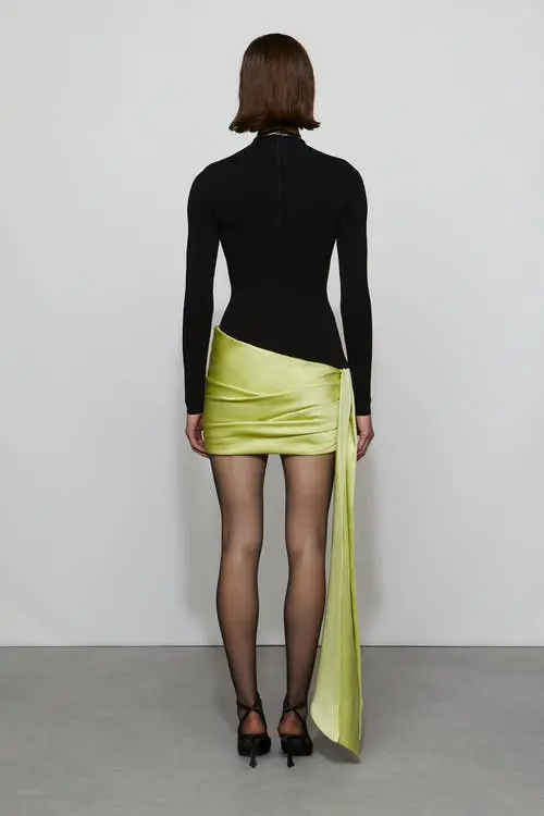 ET OCHS Simone Knit Combo Mini Dress