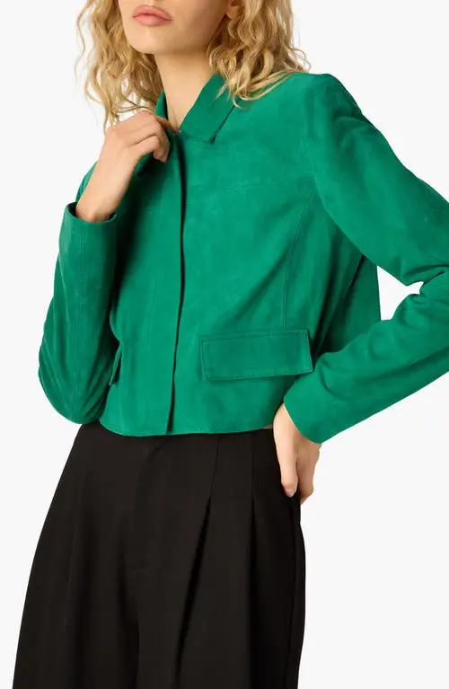 Cami Nyc Sullivan Suede Jacket - Verdant