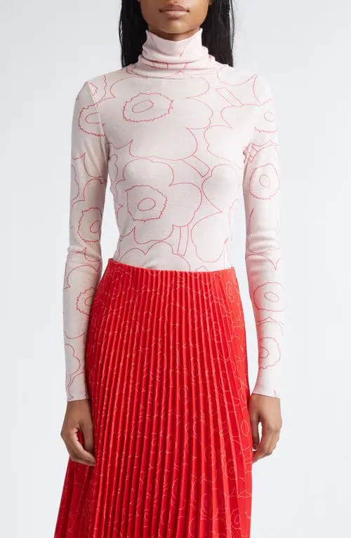 Marimekko Vilina Piirto Mock Wool Neck Top