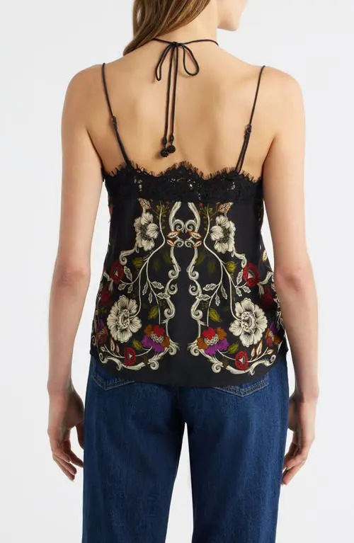 Farm Rio Rococo Flowers & Lace Camisole