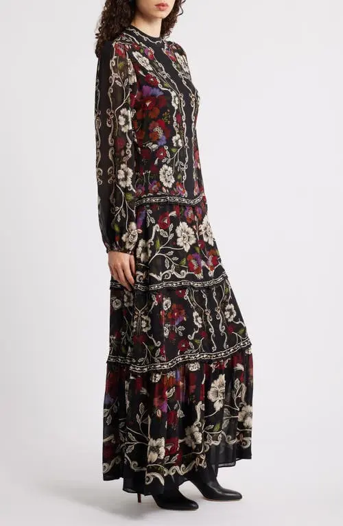 Farm Rio Floral Print Maxi Dress