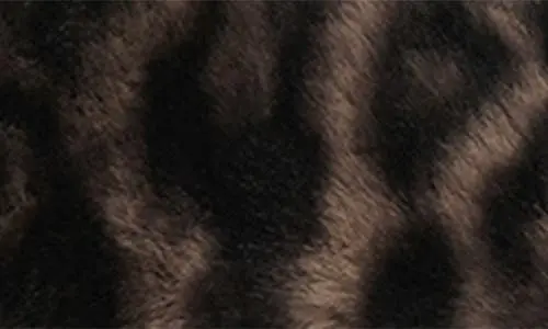 Apparis Misha Printed Faux Fur Slippers
