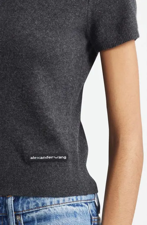 Alexander Wang Logo Wool Knit Top
