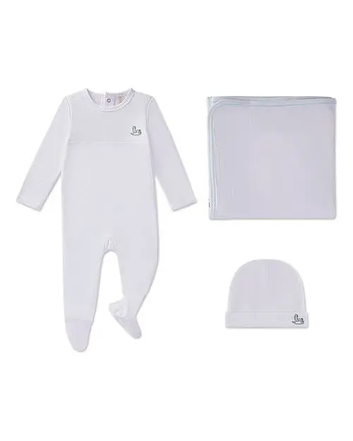 MINIMOI Baby Pima Cotton 3-piece Set - Pearl Blue