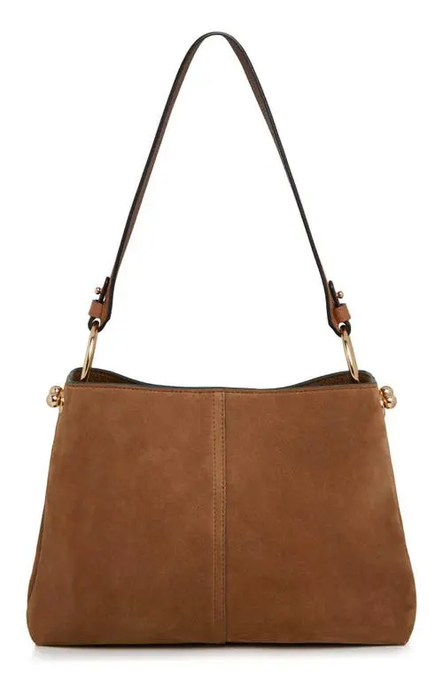 Strathberry Lana Suede Hobo Bag - Tan