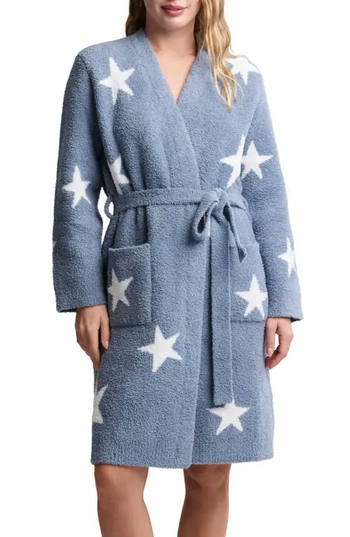 Barefoot Dreams Cozychic™ Starry Night Robe - Blue Dusk-pearl