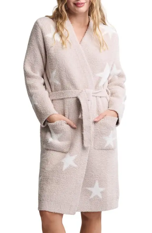 Barefoot Dreams Cozychic™ Starry Night Robe - Stone-pearl