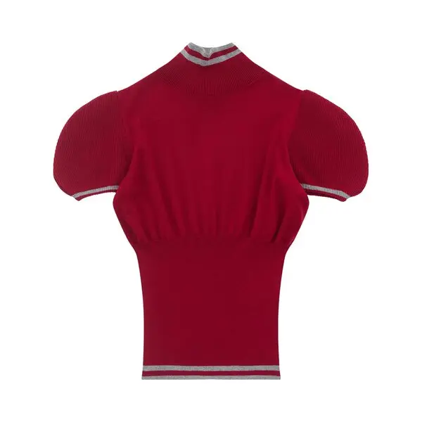 KIKO KOSTADINOV Simone Knit Top - Red
