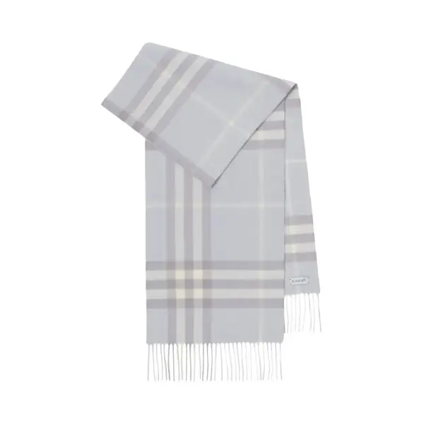 Burberry Giant Check Scarf 'mist - Blue