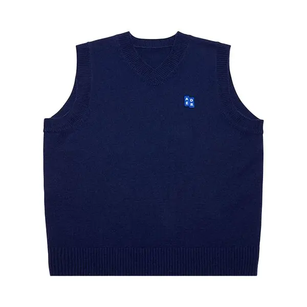 ADER ERROR Knitted Vest - Blue