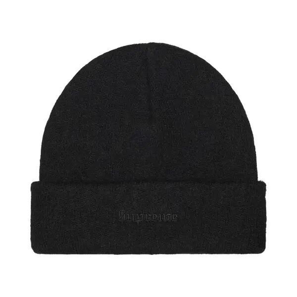 Supreme Mohair Beanie - Black