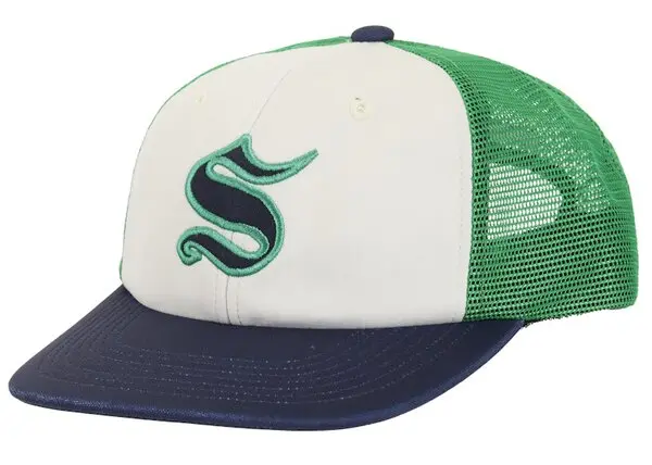 Supreme Contrast S Mesh Back 6-panel Cap - Green