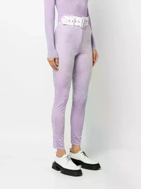 Patrizia Pepe High-waisted Belted Trousers