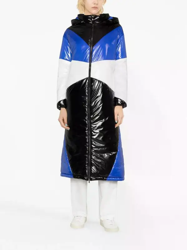 Patrizia Pepe Oversized Color-block Coat