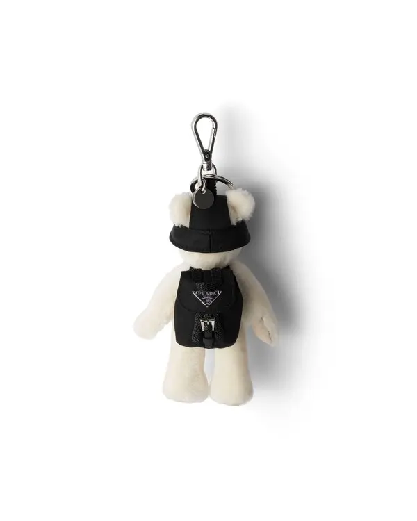 Prada Teddy Keychain Charm