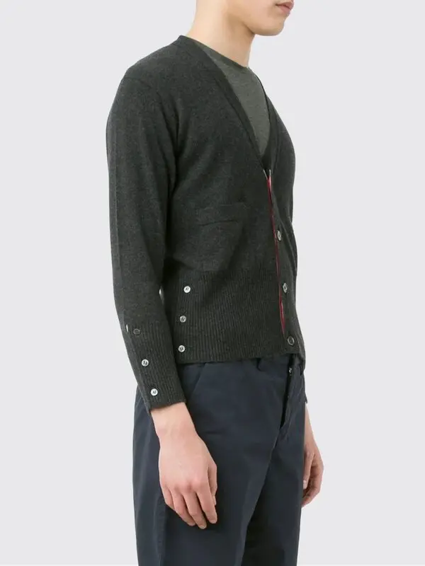 Thom Browne Cardigan Sweater - Grey