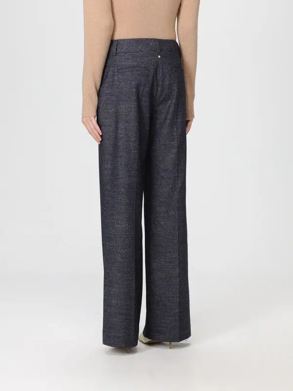 Lorena Antoniazzi Tailored Wide Leg Pants - Blue