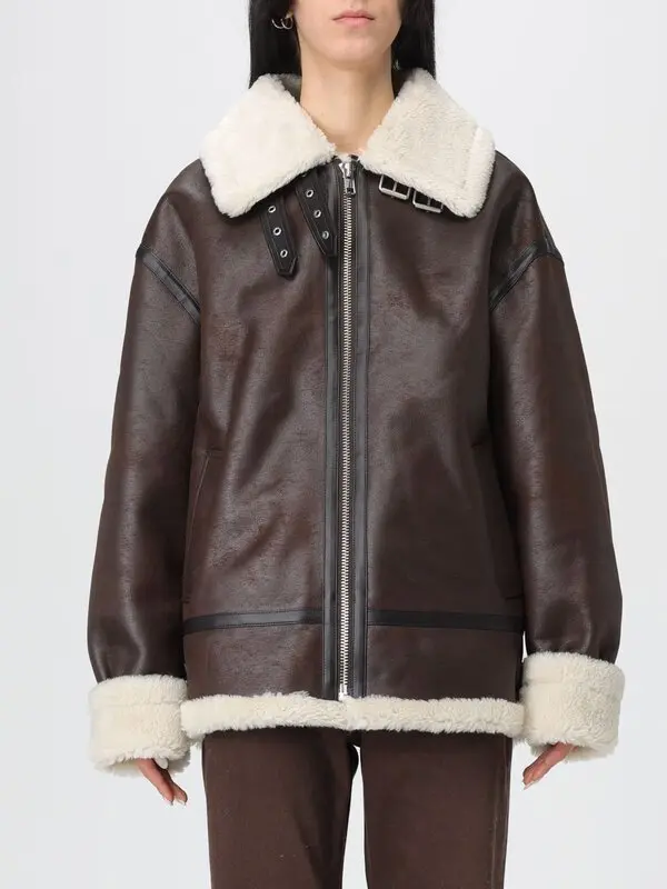 DUNST Fur Coat - Brown