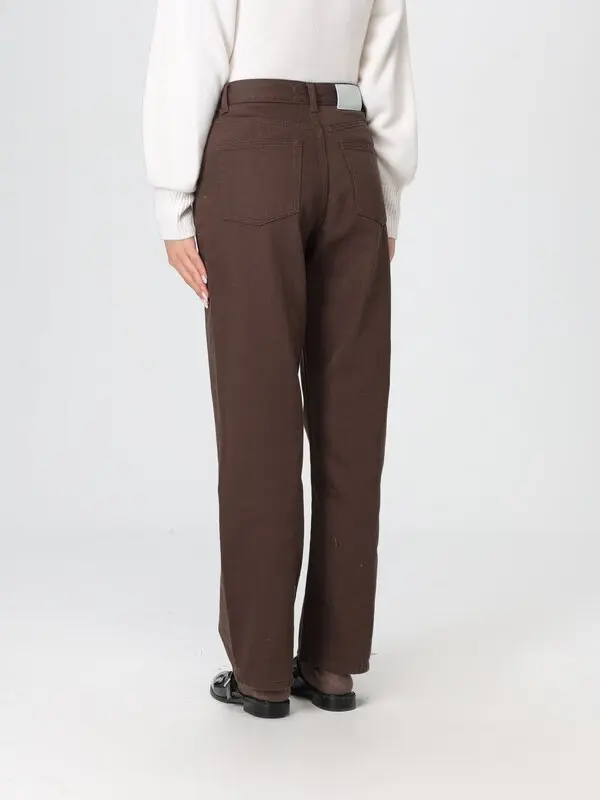 DUNST Straight Leg Jeans - Brown