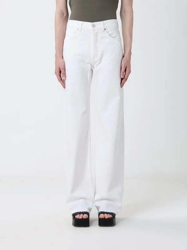 ANINE BING Straight Leg Jeans - Beige