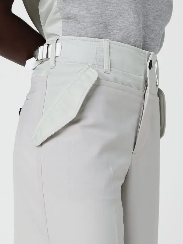 Sacai Wide-leg Tailored Trousers - Beige